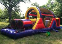 China Inflatable Bounce House Obstacle Course PVC Sport Game Obstacle Course For Adults for sale