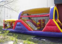 China Inflatable Bounce House Obstacle Course PVC Sport Game Obstacle Course For Adults for sale