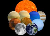 China Outdoor Advertising Balloons Inflatable Hanging Planets Globe Balloon With Led Light for sale