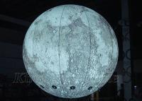 China Giant Inflatable Advertising Moon Model Large Planets Globe Balloon Led For Decoration for sale