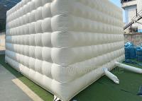 China Inflatable Event Tent PVC Wedding Party Led Night Club Photo Booth Inflatable Cube Tents for sale