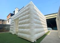 China Inflatable Event Tent PVC Wedding Party Led Night Club Photo Booth Inflatable Cube Tents for sale