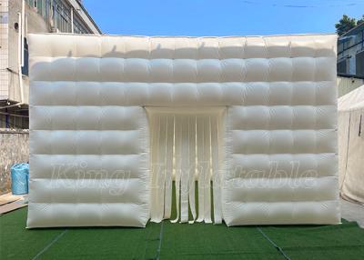 China Inflatable Event Tent PVC Wedding Party Led Night Club Photo Booth Inflatable Cube Tents for sale