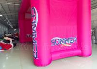 China Inflatable Arches Pink Bicycle Race Sport Game Inflatable Start Finish Line Arch for sale