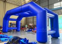 China Inflatable Arches Blue PVC Outdoor Blow Up Advertising Arhway for sale