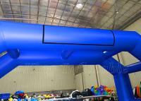 China Inflatable Arches Blue PVC Outdoor Blow Up Advertising Arhway for sale