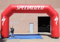 China Advertising Air Tight Sealed Race Running Start Finish Line Inflatable Air Arch Archway for sale