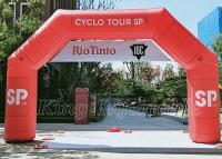 China Advertising Air Tight Sealed Race Running Start Finish Line Inflatable Air Arch Archway for sale