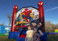 China Kids Inflatable Bouncer Castle Outdoor Commercial Party Spider Man Bouncy Castle Hire for sale