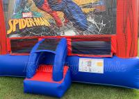 China Kids Inflatable Bouncer Castle Outdoor Commercial Party Spider Man Bouncy Castle Hire for sale