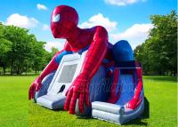 China Kids Outdoor Inflatable Bouncers Jumping Castle Combo 6m X 6m X6m Jump Bounce House for sale