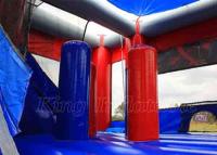 China Kids Bounce House Combo Bouncer Jumper Spiderman Inflatable Castle With Slide for sale
