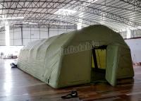 China Single Layers Arched Inflatable Event Tent Oxford Fabric With Green Color for sale