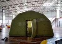 China Single Layers Arched Inflatable Event Tent Oxford Fabric With Green Color for sale