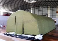 China Single Layers Arched Inflatable Event Tent Oxford Fabric With Green Color for sale
