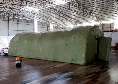 China Single Layers Arched Inflatable Event Tent Oxford Fabric With Green Color for sale