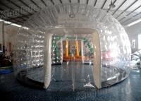 China PVC Combo Transparent Inflatable Dome Tent 8m Diameter For Party / Exhibition for sale