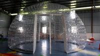 China PVC Combo Transparent Inflatable Dome Tent 8m Diameter For Party / Exhibition for sale