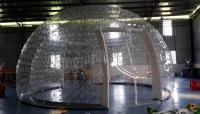 China PVC Combo Transparent Inflatable Dome Tent 8m Diameter For Party / Exhibition for sale