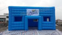 China 0.4mm PVC Material Inflatable Tabernacle With Blue Color For Rental for sale