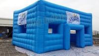 China 0.4mm PVC Material Inflatable Tabernacle With Blue Color For Rental for sale