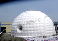China Fire - Resistant White Inflatable Event Tent , Inflatable Dome Tent For Project Show Events for sale