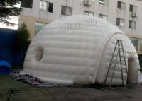 China Fire - Resistant White Inflatable Event Tent , Inflatable Dome Tent For Project Show Events for sale