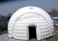China Fire - Resistant White Inflatable Event Tent , Inflatable Dome Tent For Project Show Events for sale