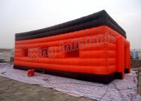 China CE Inflatable Party Floating House Inflatable Event Tent With Orange Color Double Layers Design for sale