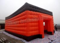 China CE Inflatable Party Floating House Inflatable Event Tent With Orange Color Double Layers Design for sale