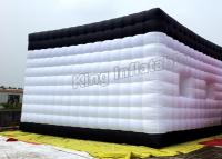 China 0.4mm PVC Tarpaulin Inflatable Marquee Tent With LED Light For Exhibitions for sale