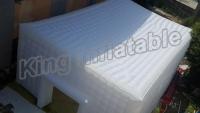 China Marquee Reinforced Seam Inflatable Event Tent PVC Stretch Building Tent With Door And Windows for sale