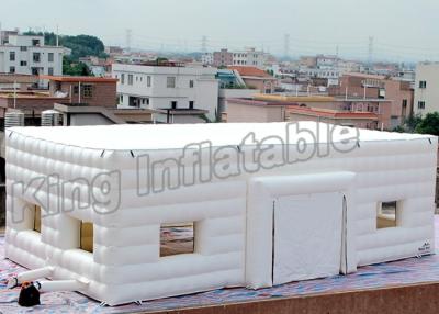 China Double Layer Inflatable Event Tent Wedding Cube Tent With White Or Pink Color for sale