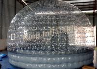 China Outdoor Rental Transparent Inflatable Cube Tent Bubble Tent With Double Layers for sale