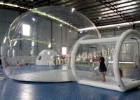 China 0.65mm PVC Transparent Inflatable Tent Clear Air Bubble Tent With Single Layer for sale