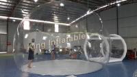 China 0.65mm PVC Transparent Inflatable Tent Clear Air Bubble Tent With Single Layer for sale