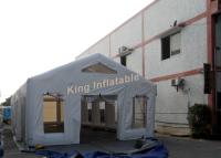 China White Waterproof Inflatable Tent 0.4mm PVC Tarpaulin For Outdoor Events for sale