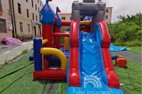 China Inflatable Bounce House Double Slide Kids Birthday Party Bouncy Castle Bouncer Combo for sale