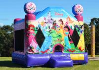 China Disney Princess Inflatable Bouncing Castle Outdoor Parties Juming Bounce House For Girls for sale