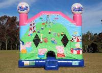 China Outdoor Commercial PVC Inflatable Bouncer House Peppa Pig Jumping Bouncy Castle Combo for sale