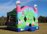 China Outdoor Commercial PVC Inflatable Bouncer House Peppa Pig Jumping Bouncy Castle Combo for sale
