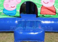 China Outdoor Commercial PVC Inflatable Bouncer House Peppa Pig Jumping Bouncy Castle Combo for sale