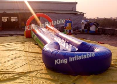 China Funny U Shaped Outdoor Inflatable Water Slide PVC Tarpaulin With Blower for sale