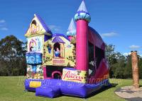 China Princess Jumping Castle Outdoor Kids Party Inflatable Bounce House Combo For Hire for sale
