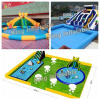 China Large Bear Inflatable Water Park Plato 0.55mm PVC Tarpaulin For Water Sports for sale