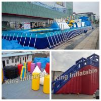 China Ocean Themed Inflatable Water Parks With Octopus Slide Outdoor Playground for sale