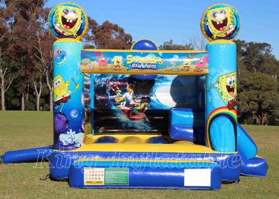 China Outdoor Party Inflatable Bouncer House Bounce Spongebob Jumping Bouncy Castle For Hire for sale