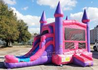 China Pink Inflatable Bounce House Outdoor Game Girls Party Bouncer Bouncy Castle for sale
