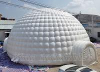 China EN71 Inflatable Igloos White PVC Commercial Rent Event Exgibition Air Blow Up Inflatable Tent for sale