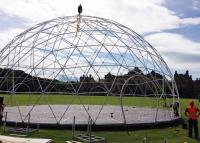 China Outdoor Wedding Party Events Exhibition Glamping Shelter Geodesic Dome Tent for sale